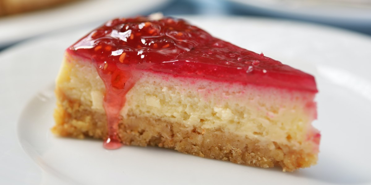 Raspberry and Passion Fruit Cheesecake | Raydale Preserves